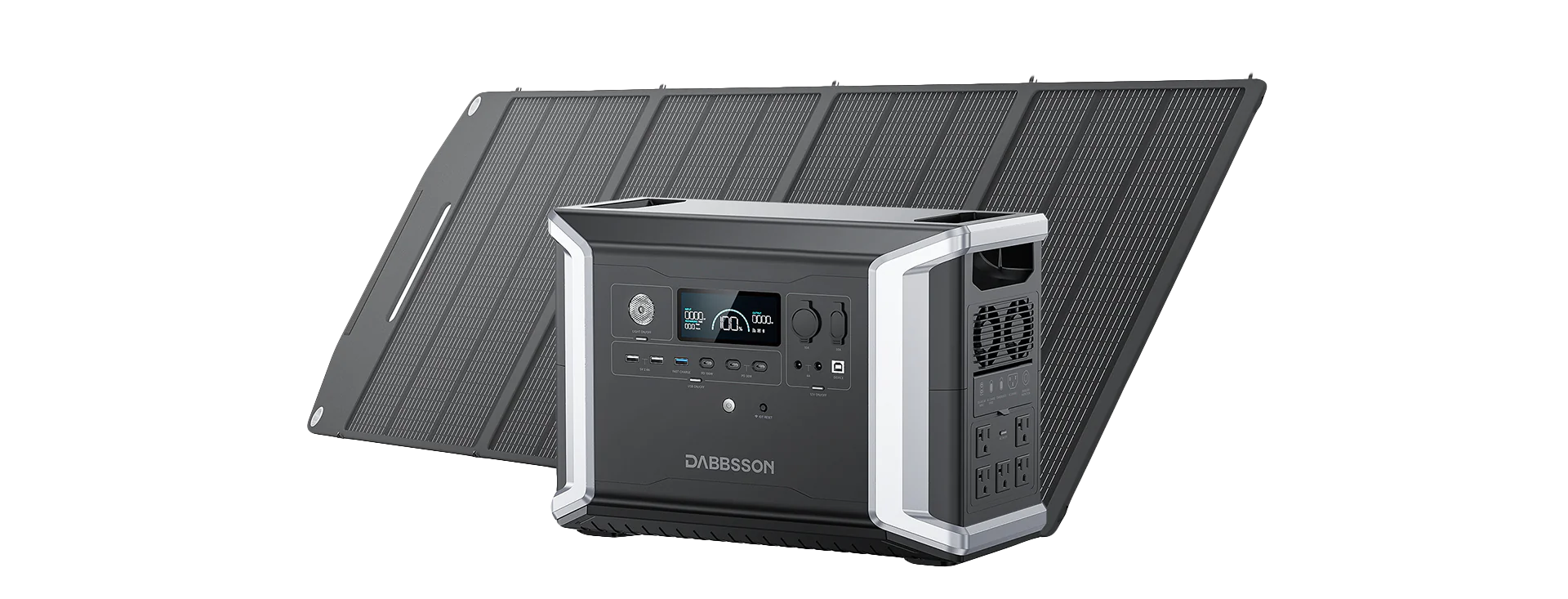 Dabbsson - Home Backup Power Station, Solar Generator Kit