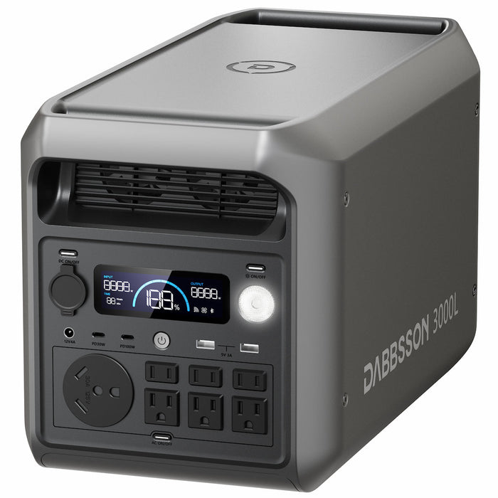 Dabbsson 3000L Portable Power Station 3000W And 3072Wh Capacity for ...
