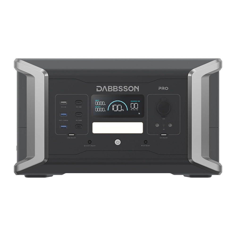 Dabbsson DBS2300 Plus 2330Wh Portable Solar Generator for Home Backup ...
