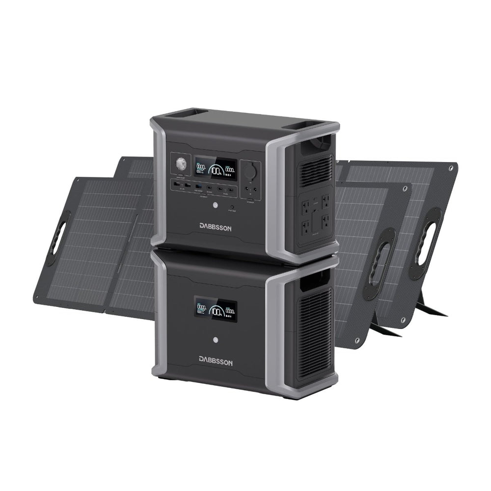 Dabbsson DBS1300 Portable Solar Generator 1330Wh Backup Power ...