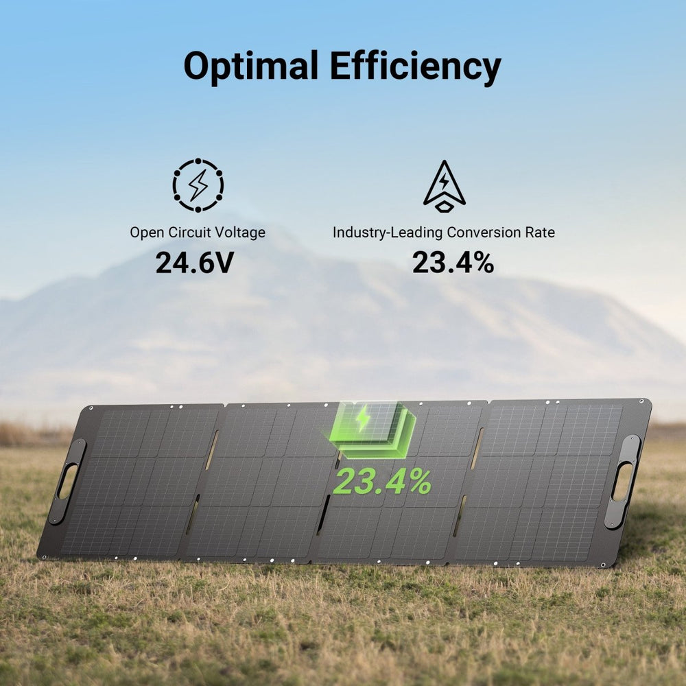 Dabbsson 210W High Efficiency Solar Panel for Home & Outdoors