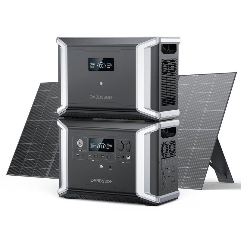 Dabbsson - Home Backup Power Station, Solar Generator Kit