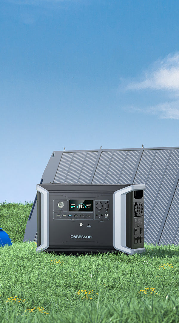 Dabbsson - Home Backup Power Station, Solar Generator Kit