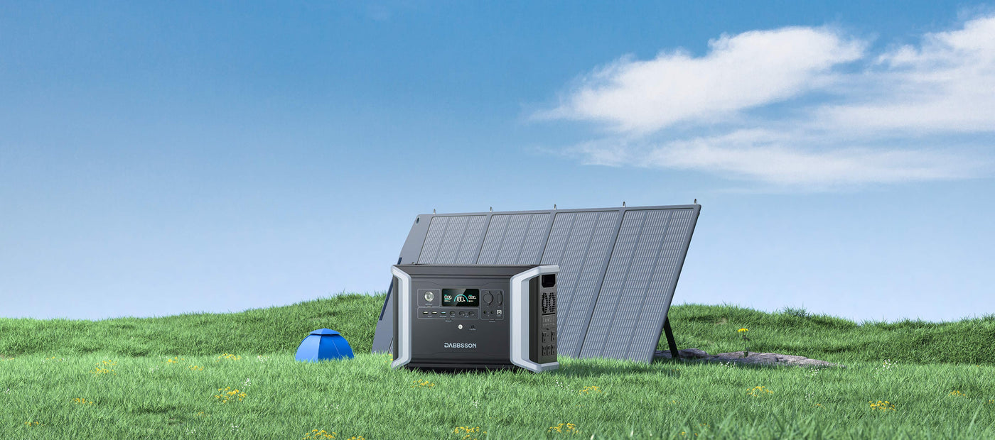 Dabbsson - Home Backup Power Station, Solar Generator Kit