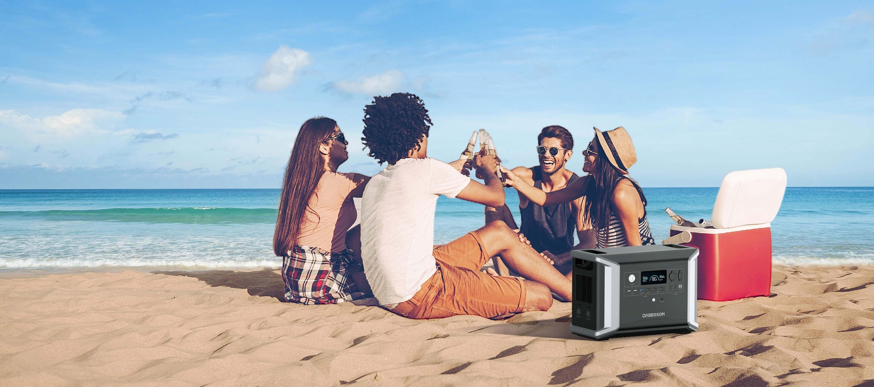 Dabbsson - Home Backup Power Station, Solar Generator Kit